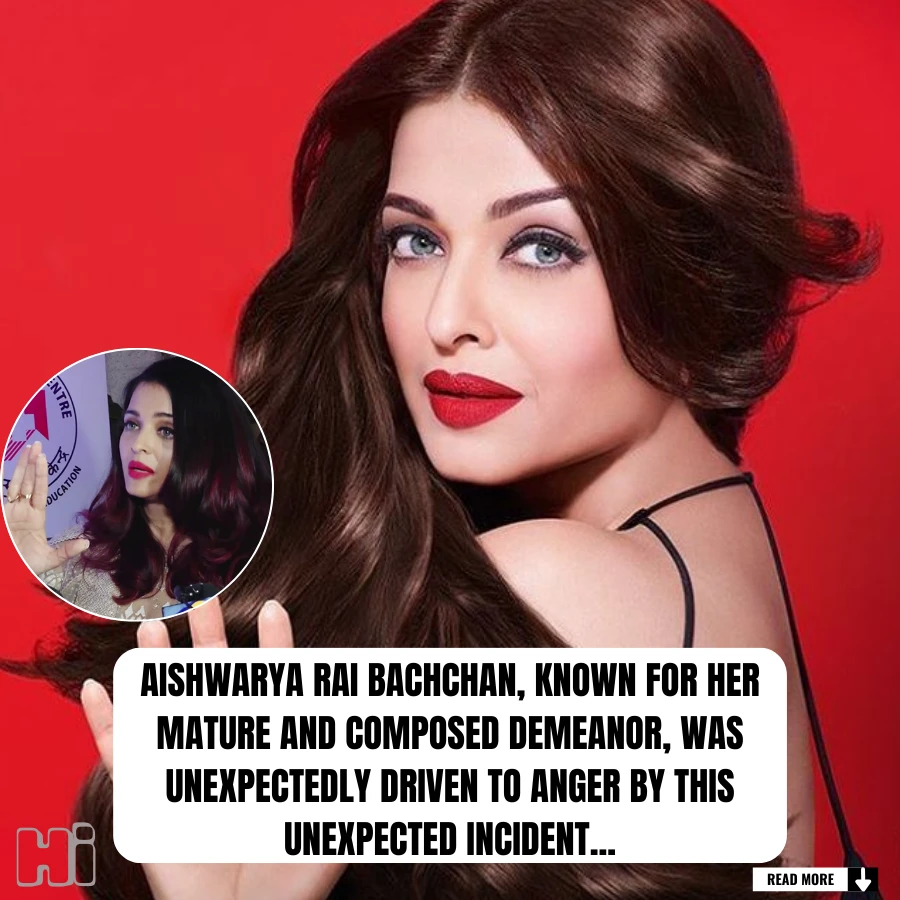 Aishwarya Rai Bachchan, known for her mature and composed demeanor, was ...