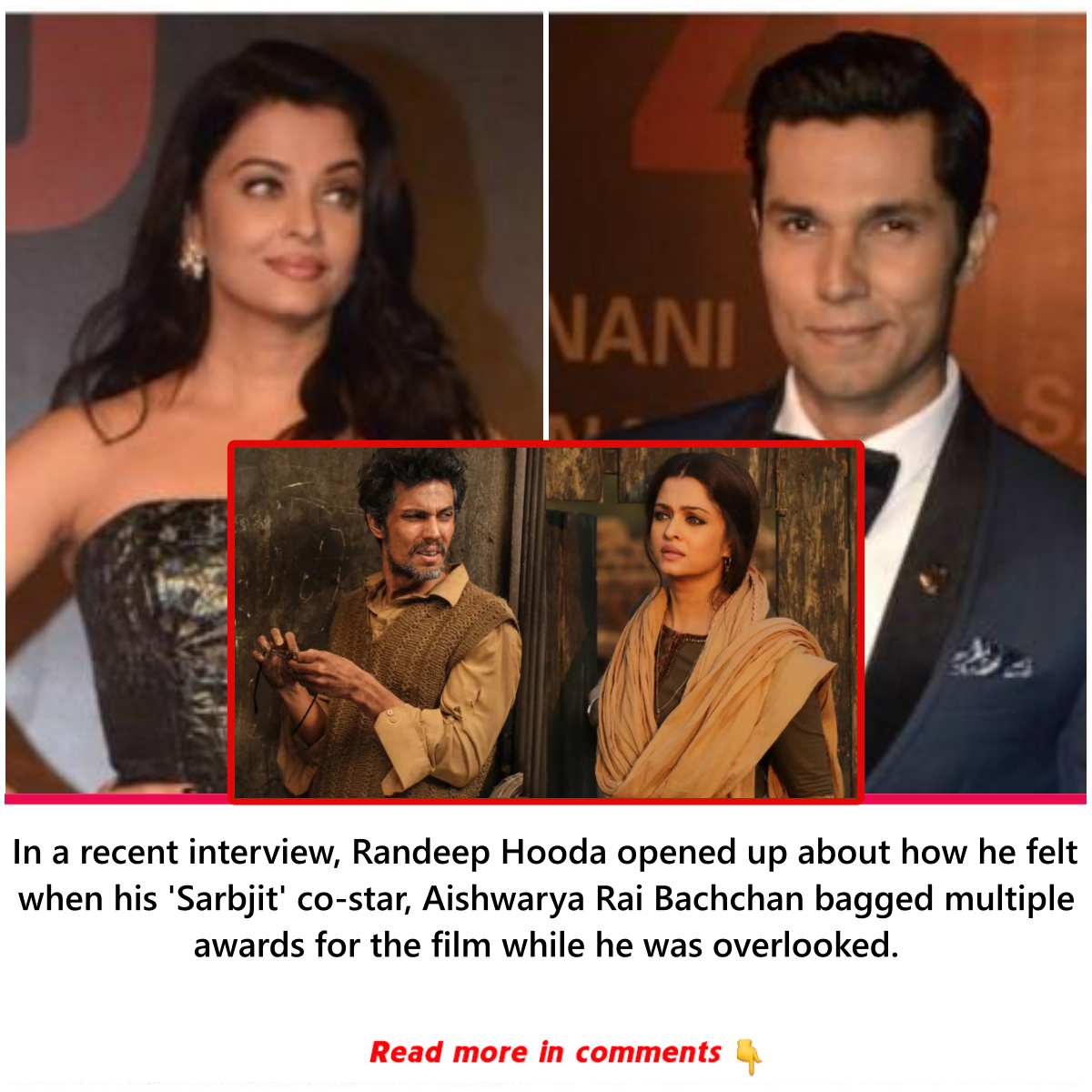 (B) In a recent interview, Randeep Hooda opened up about how he felt ...